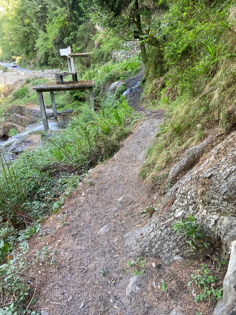 walking-path-at-sajla-falls – Wandering Tales Travel Dreams